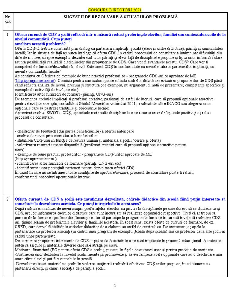 Situatii Problema 15.11 | PDF