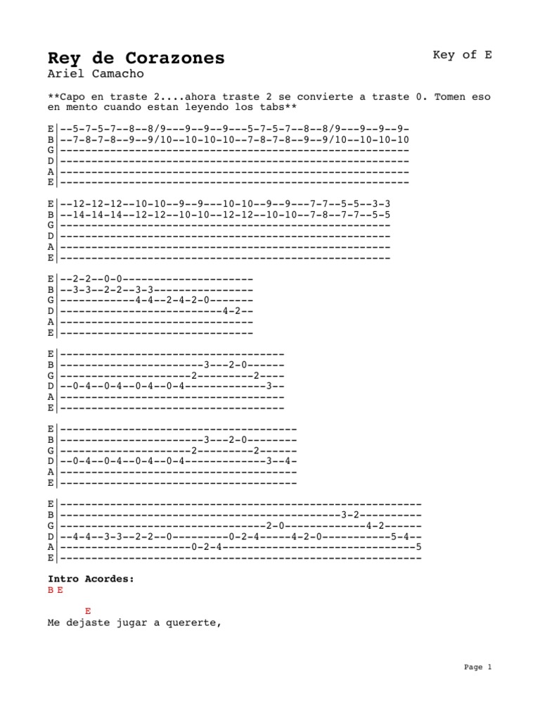 Rey de Corazones | PDF