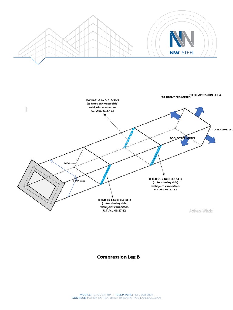 Column Compresion Leg 1250 | PDF | Mechanical Engineering | Applied And ...