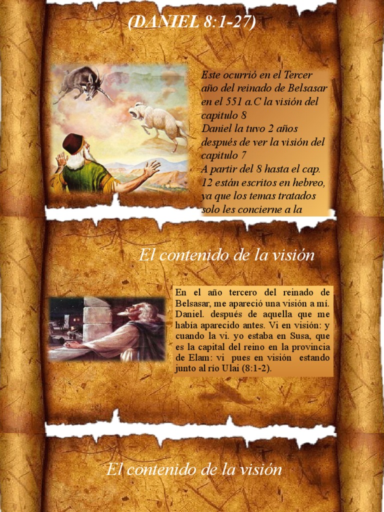 La Visión Del Carnero y El Macho Carbrio | PDF | Daniel (figura bíblica ...