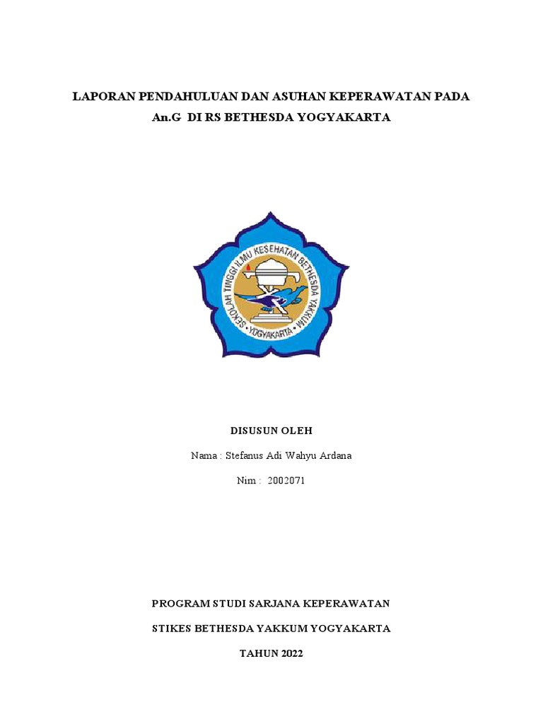 Askep Dan LP Kasus KDK Galilea Iii - Stefanus Adi Wahyu Ardana | PDF