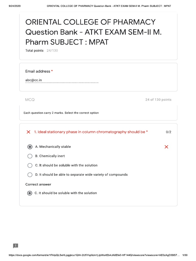 MPAT QB With Answers | PDF