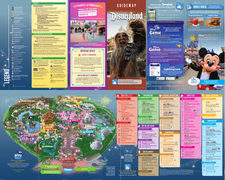 Disneyland California Map 2022 | PDF | Disneyland