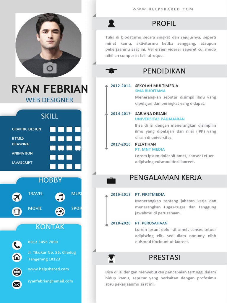 Contoh CV 25 | PDF