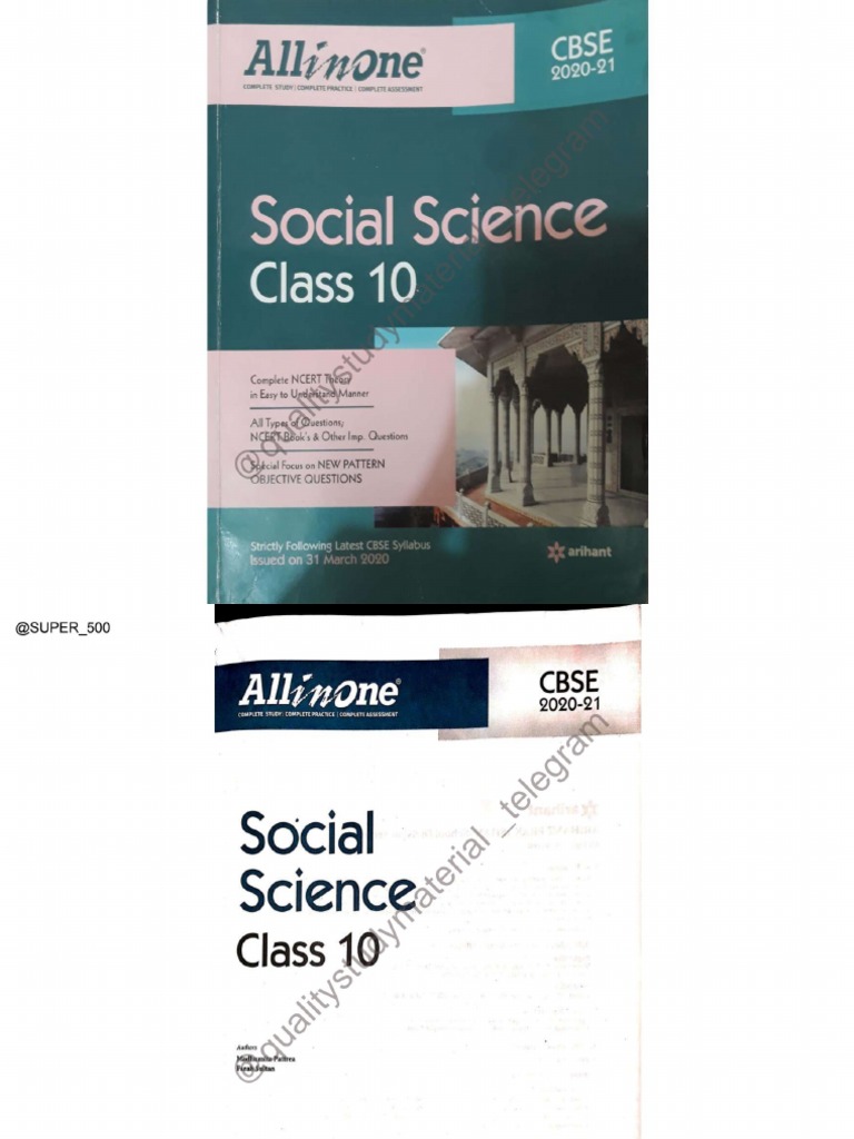 Arihant S.S.T Class 10 | PDF