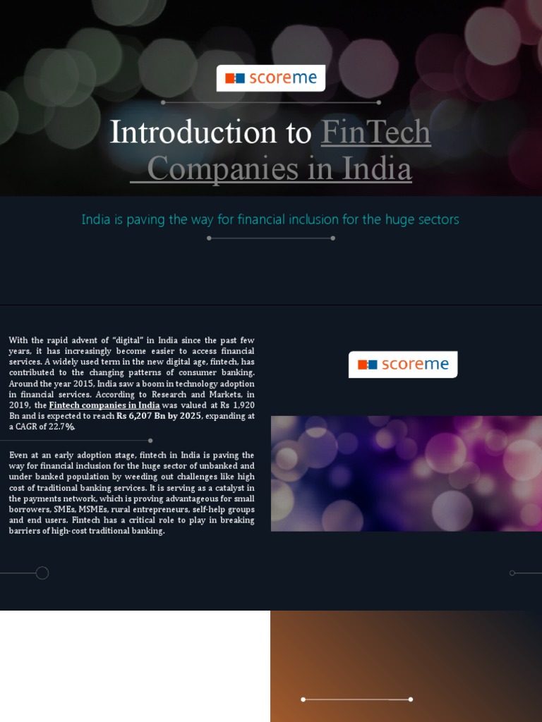 Introduction To Fintech C 9696262 Powerpoint Pdf