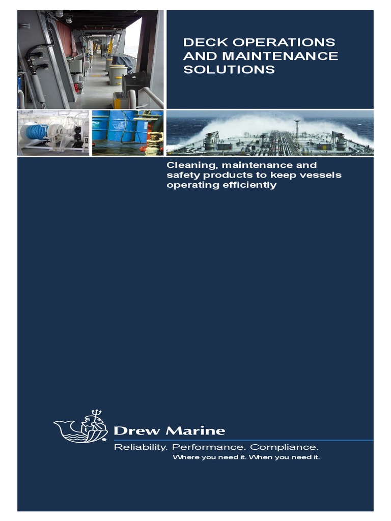 Drew Marine - Deck-Maintenance | PDF | Construction | Welding