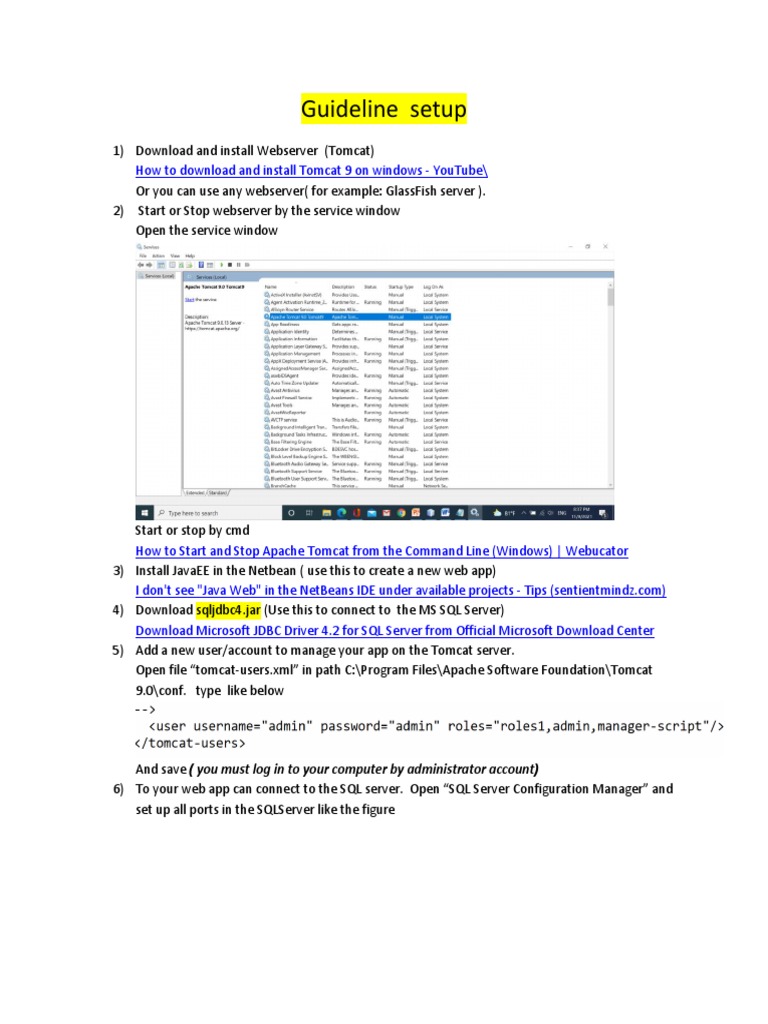 JavaWeb Setup Workshop Assignment Plan | PDF | Web Application | Computer Programming