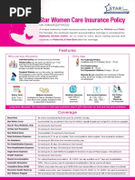 Star Comprehensive Insurance Policy - One Pager - Version - 1.1 - (June ...