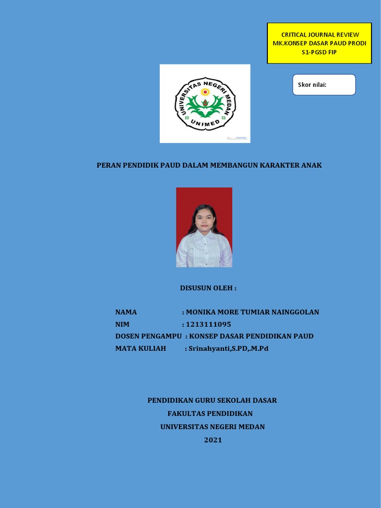 CJR Paud Monika MT Nainggolan | PDF