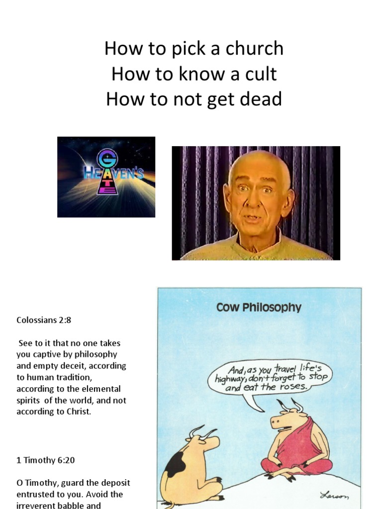 Identifying Cults and True Faith | PDF | Jesus | Protestant Theology