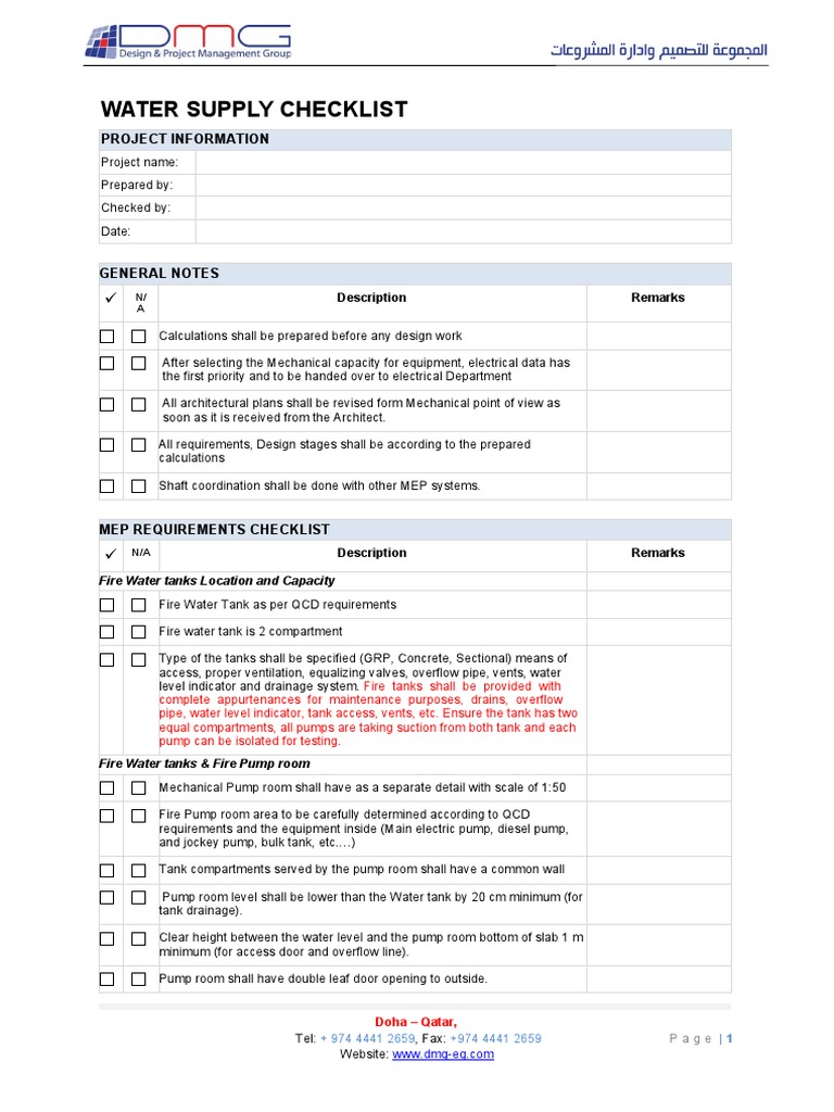 Firefighting Checklist | PDF