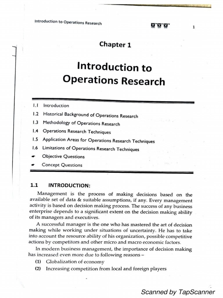 Or Unit 1 Internals-Compressed | PDF | Mathematical Optimization ...