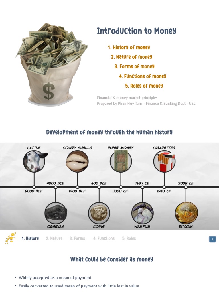 Chapter 1 - Introduction To Money | PDF | Money | Currency