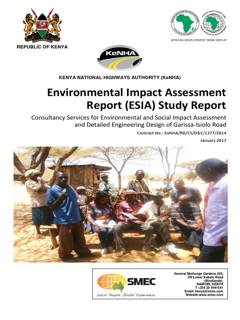 ESIA - 1340 Garisa Isiolo ESIA Study Report | PDF