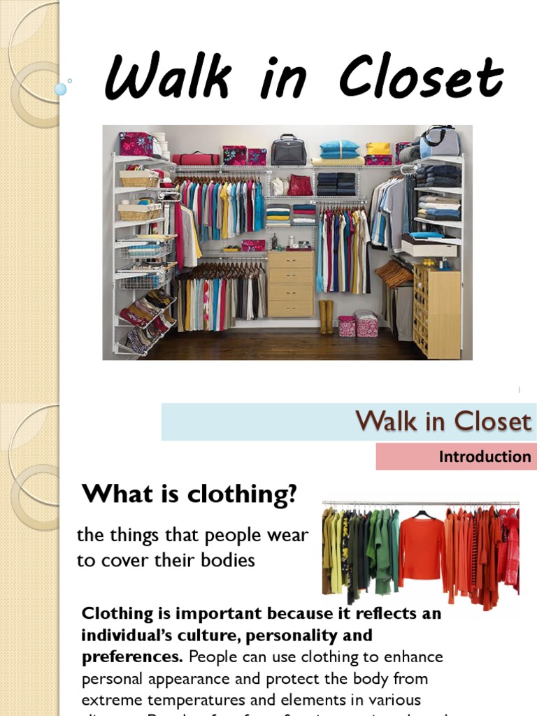 Everything You Need to Know About Walk-In Closets | PDF | Clothing | Dress