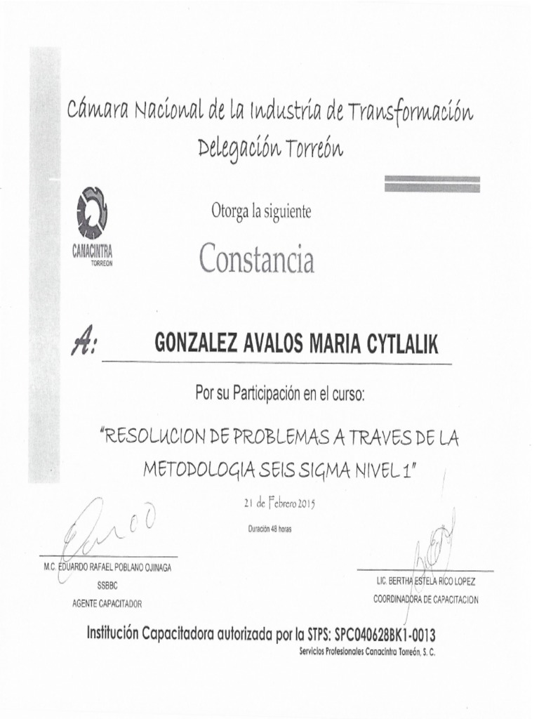 164-1226 Programa de Capacitaci N y Certificaci N A Trav S Del Consejo Nacional de Normalizaci N ...