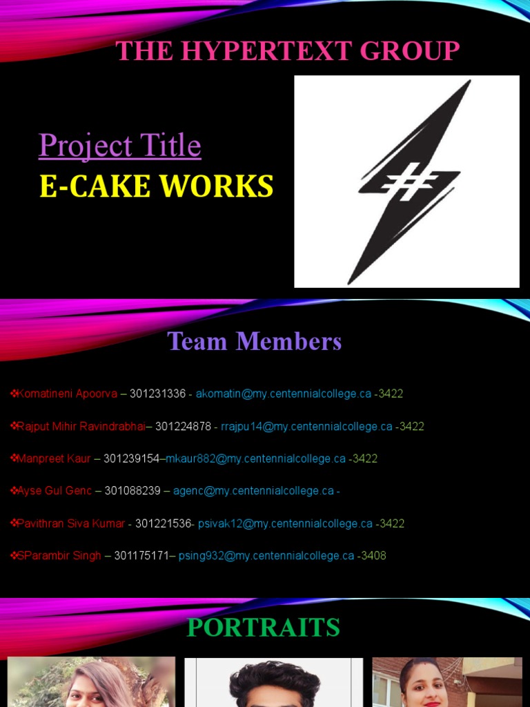 The Hypertext Group: Project Title | PDF | Technology & Engineering