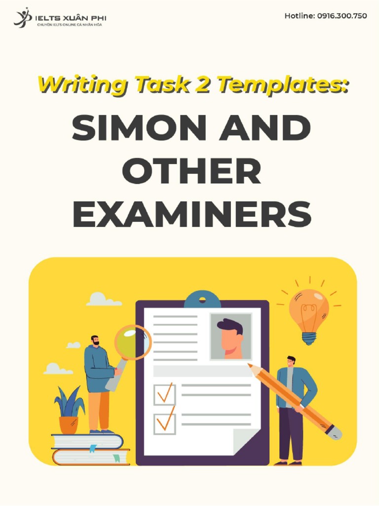 Writing Task 2 Templates - Simon and Other Examiners | PDF