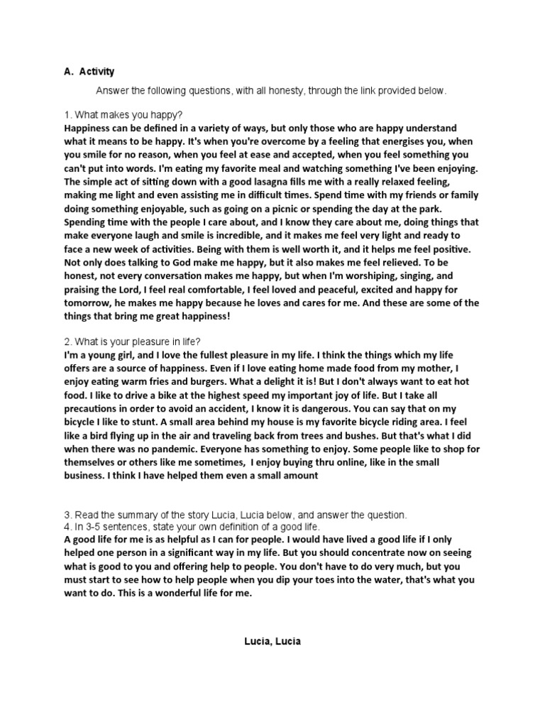 Gned 06 Activity | PDF