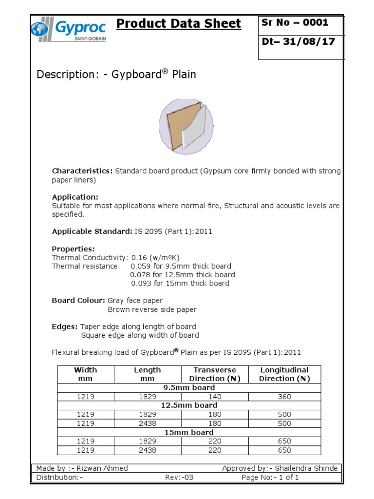 Gyproc 1 Gyproc 2 Merged | PDF | Drywall | Building Engineering