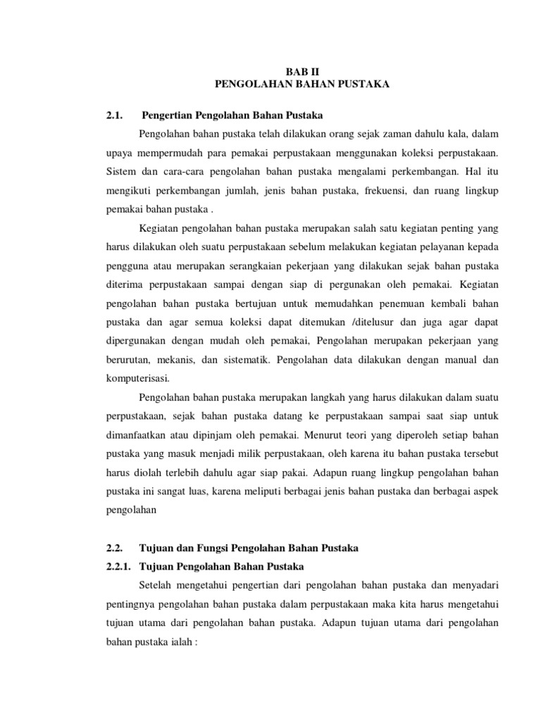 Bahan Pustaka | PDF