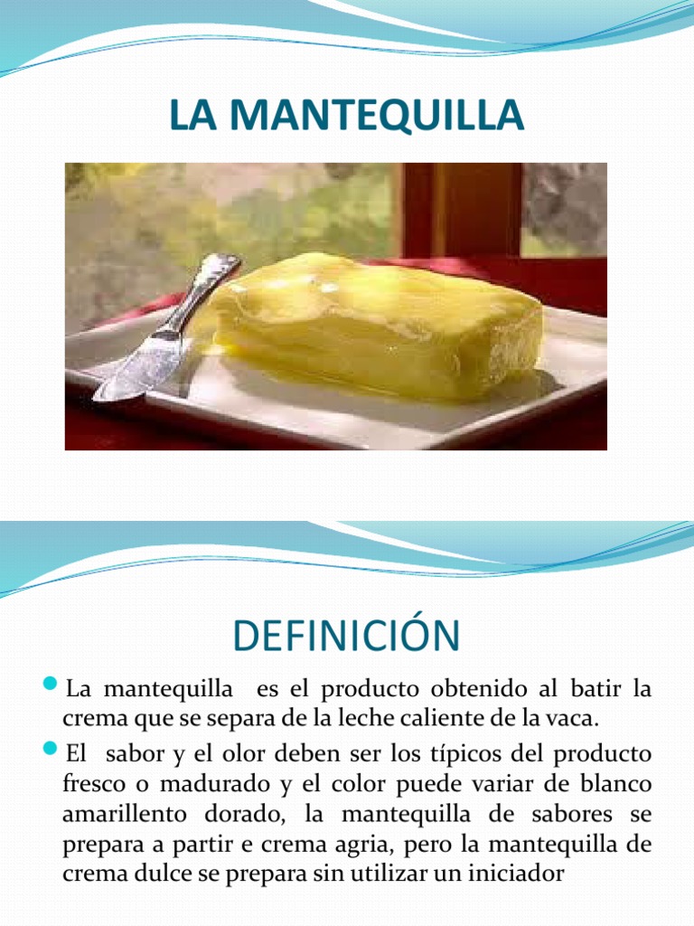 La Mantequilla | PDF | Crema | Mantequilla