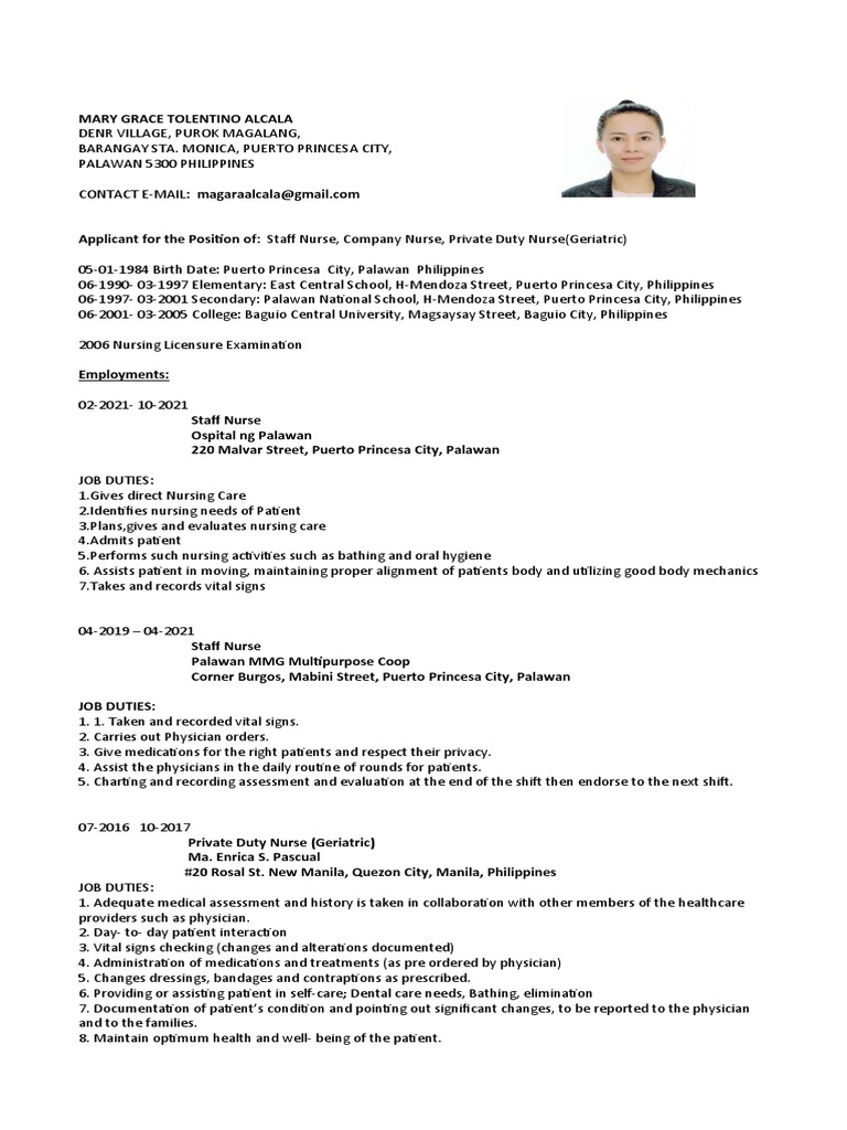 Germany Resume | PDF | Nursing | Patient