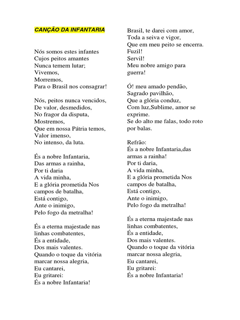 Hinos Maranhao Completo | PDF | Infantaria | Amor