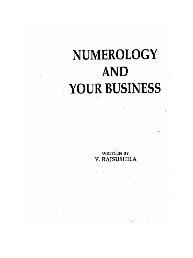 Business Numerology | PDF