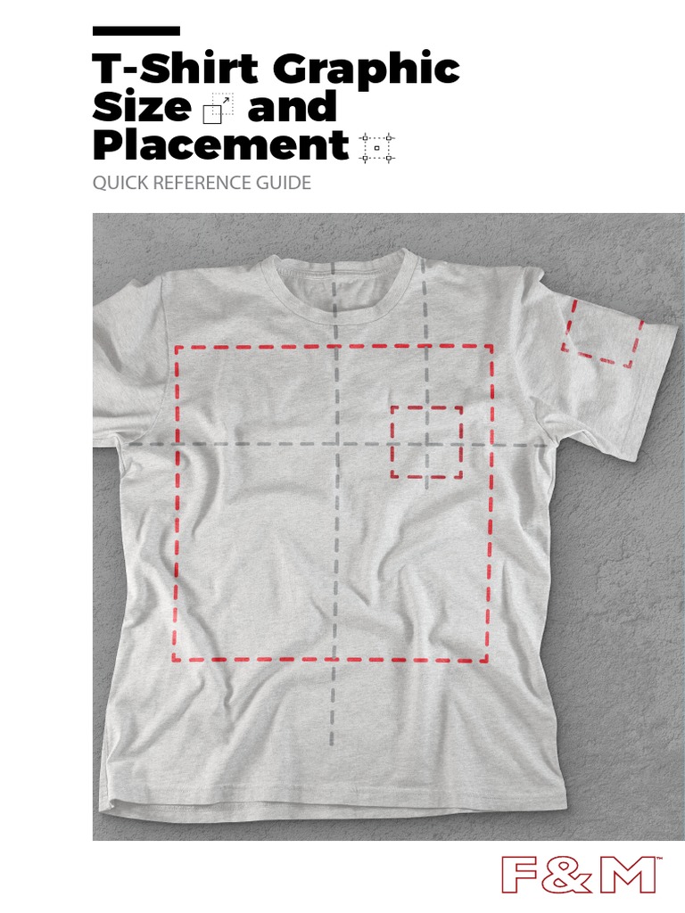 T-Shirt Graphic Size and Placement Guide | PDF | Shirt | T Shirt