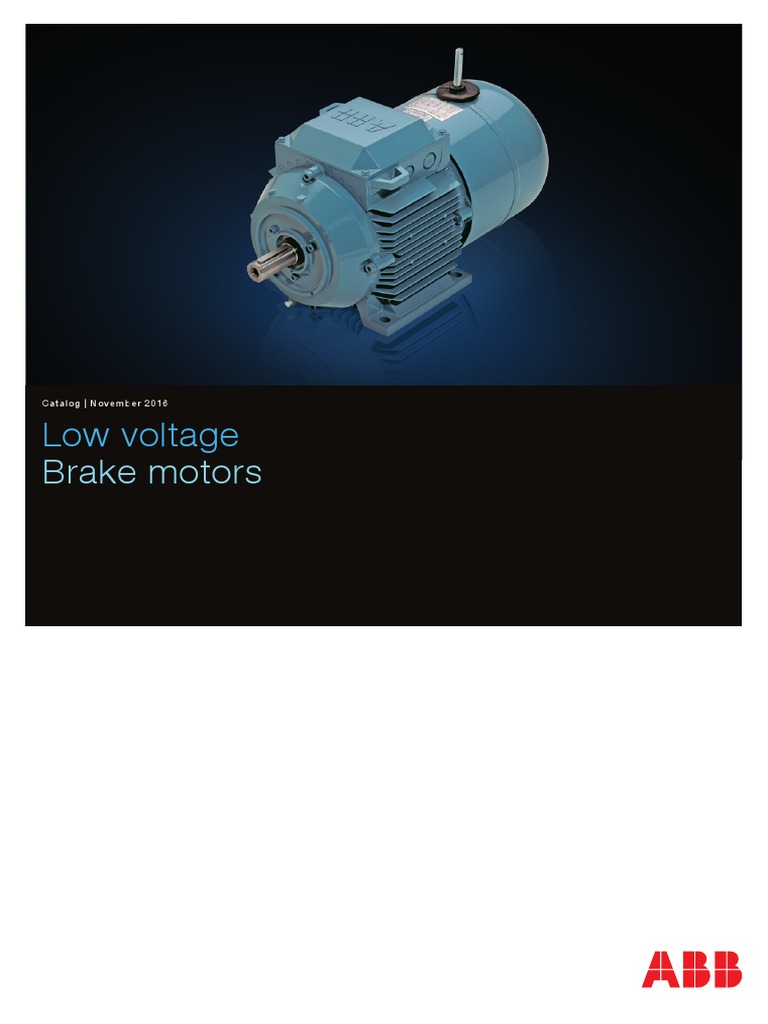 ABB BrakeMotors | PDF | Electric Motor | Rectifier
