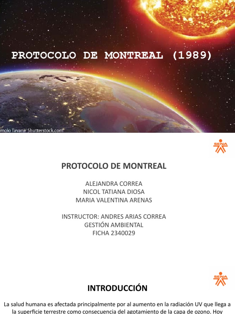 Protocolo de Montreal | PDF