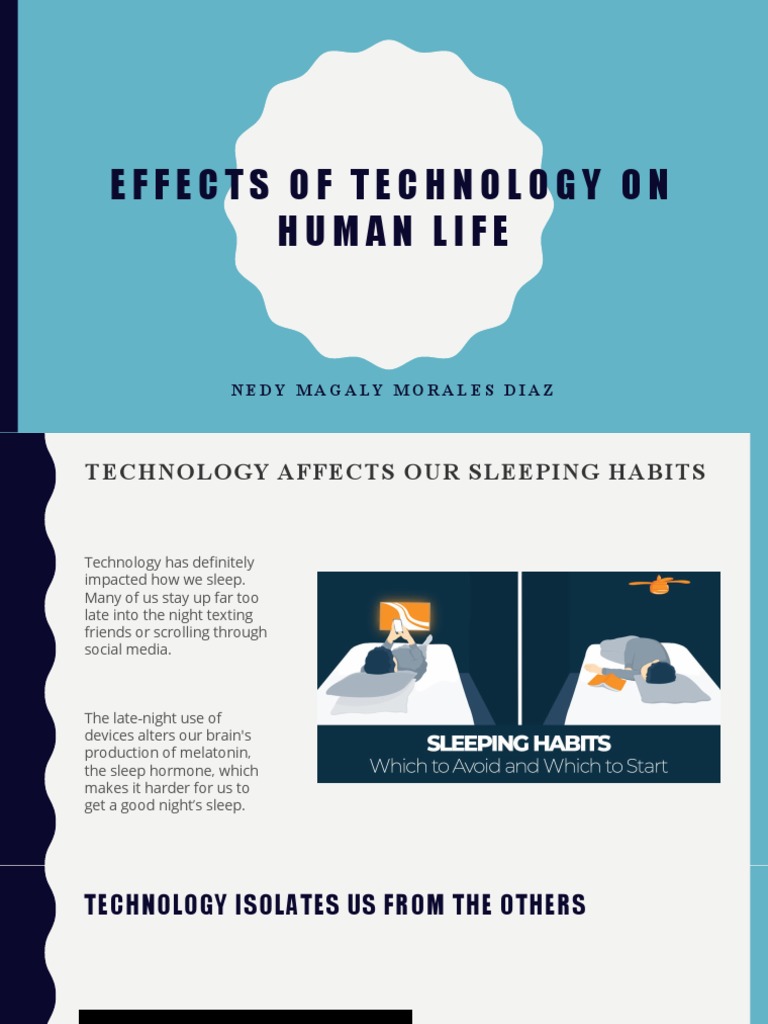 Effects of Technology On Human Life | PDF