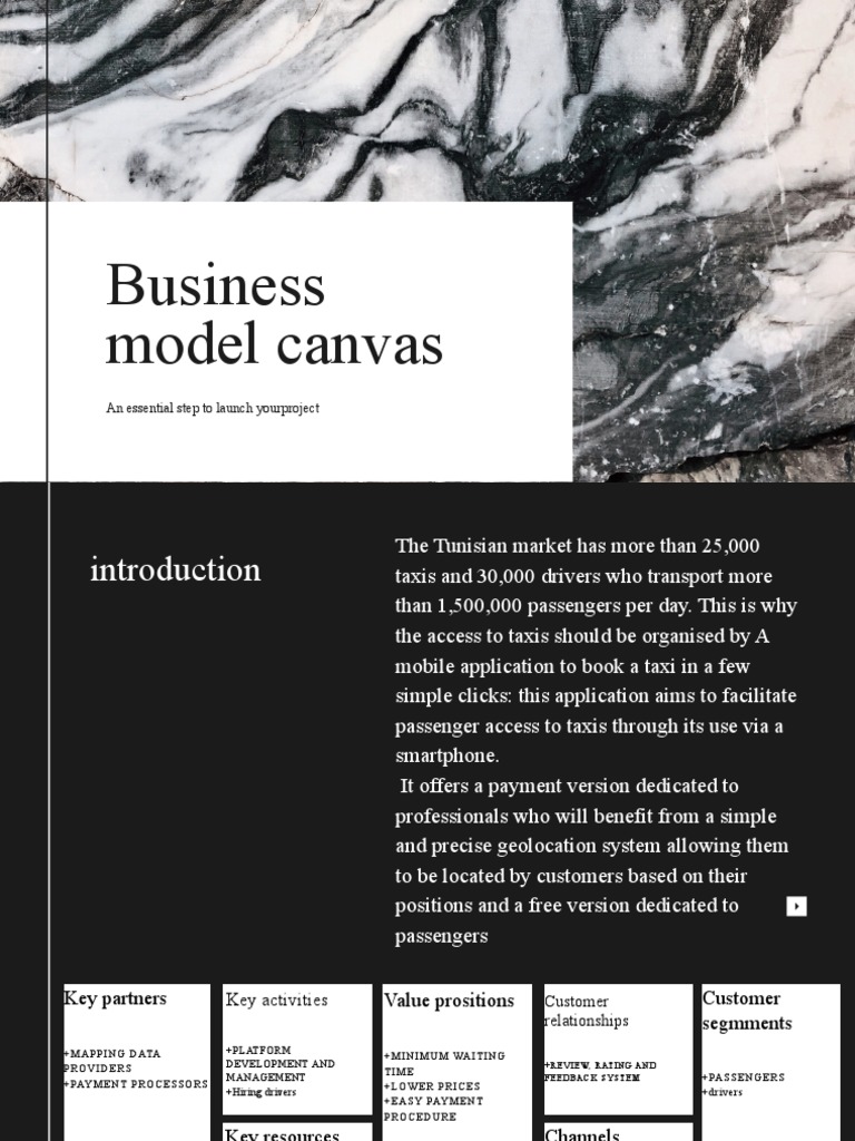 Business Model Canvas: An Essential Step To Launch Yourproject | PDF