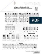Alfabeto y Números en Braille | PDF