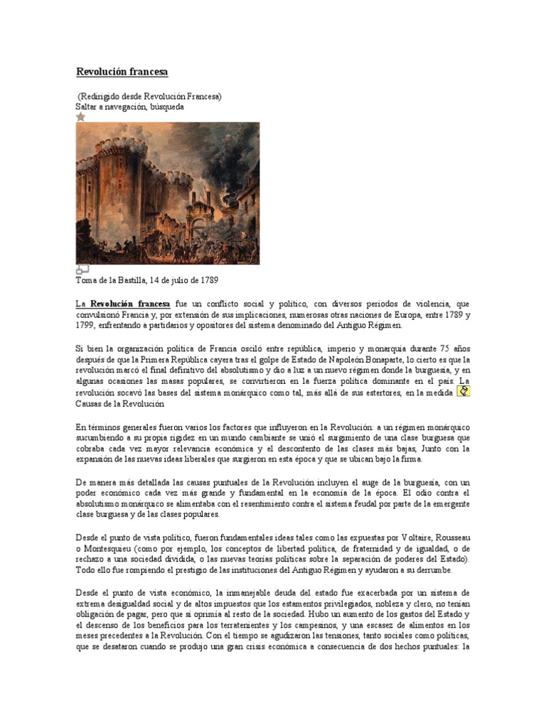Revolución Francesa | PDF | revolución Francesa | Reino del terror