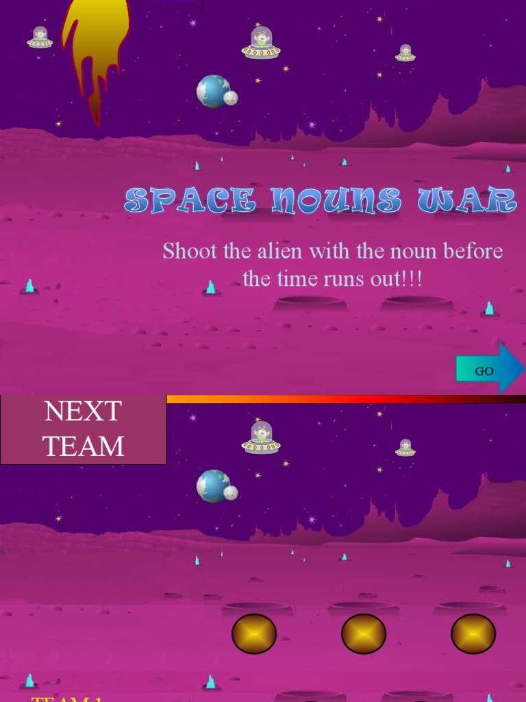Shoot The Alien With The Noun Before The Time Runs Out!!! | PDF