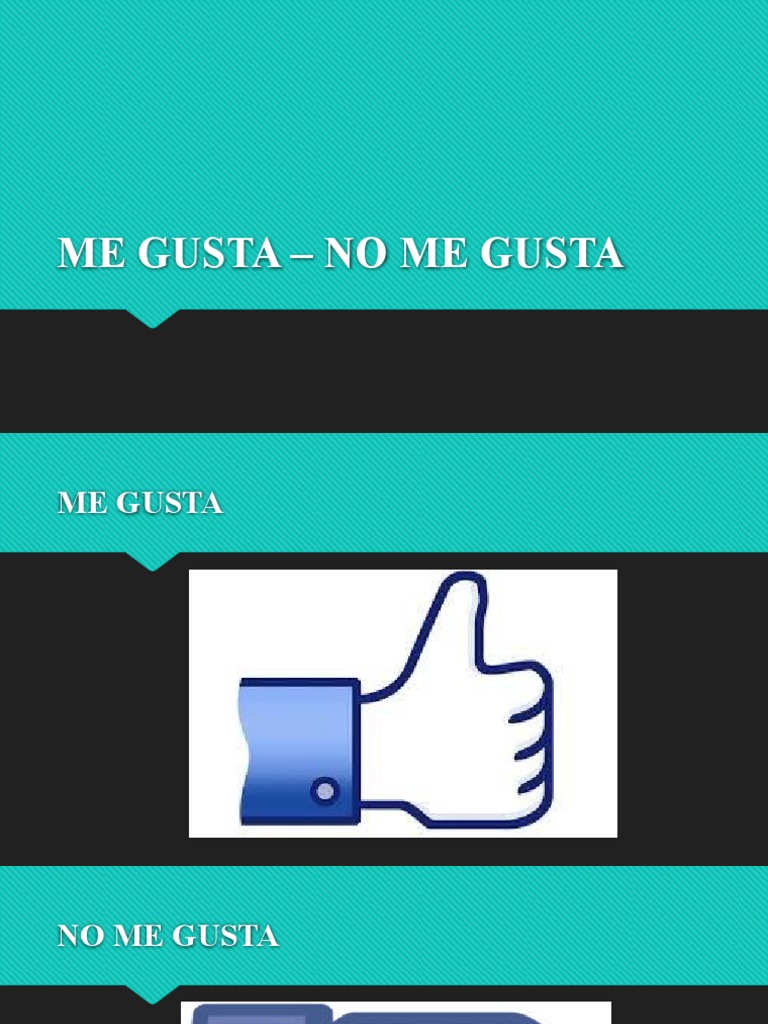 Me Gusta - No Me Gusta | PDF