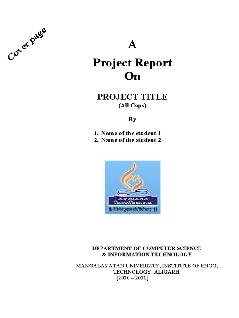 Project Report Format | PDF | Computer Programming | Use Case