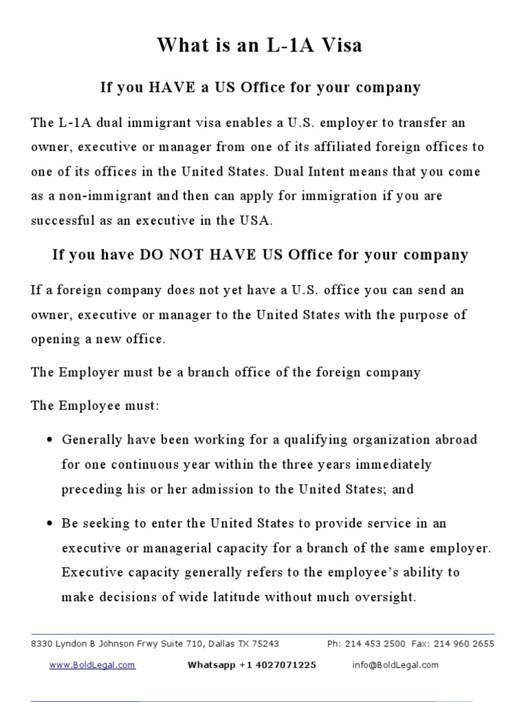 L1A Foreign Branch Office BOLD v5 | PDF