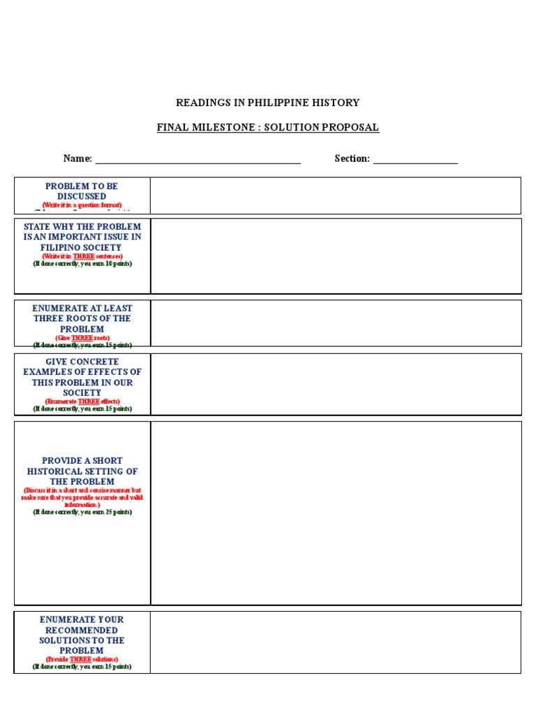 Solution Proposal Template 1 | PDF