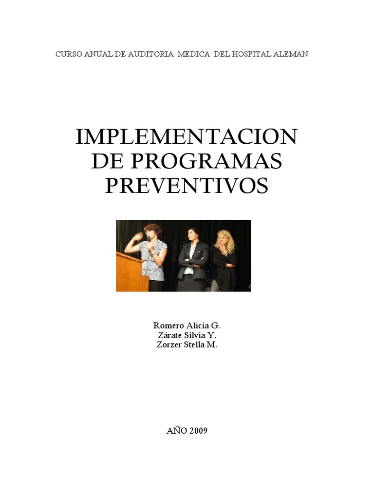 Programas Preventivos | PDF