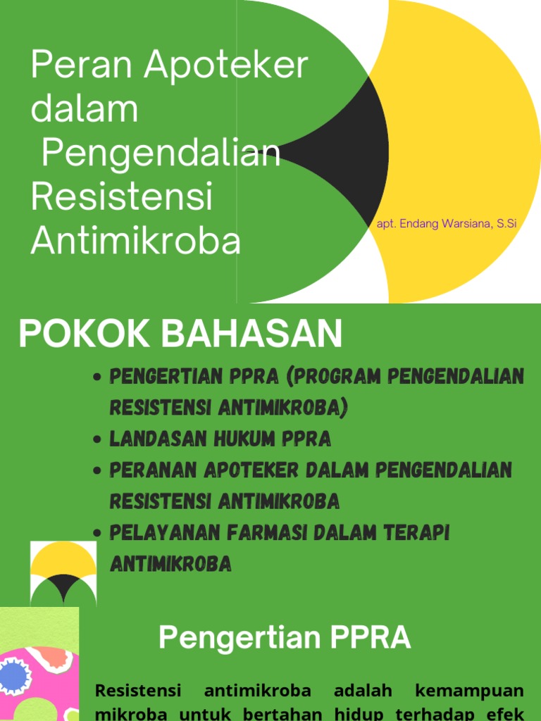 Peran Apoteker Dalam Ppra | PDF
