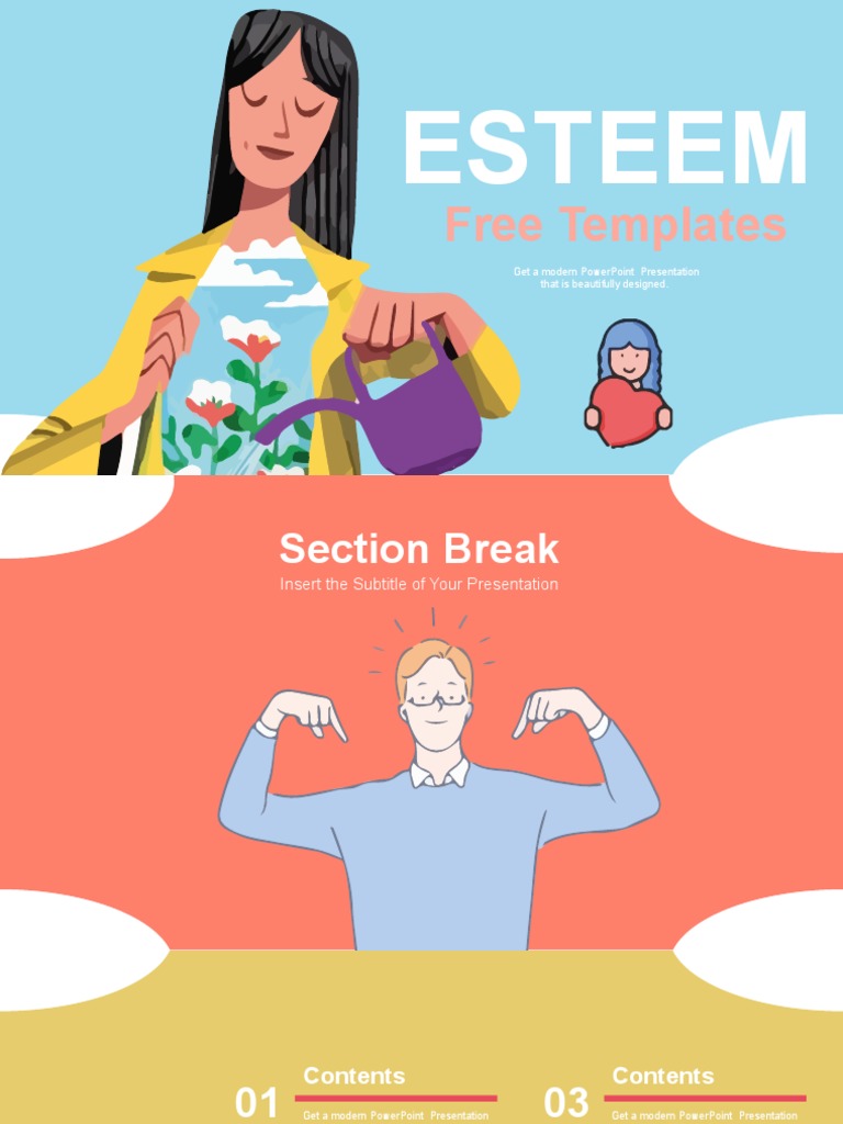 Esteem: Free Templates | PDF | Page Layout | Microsoft Power Point