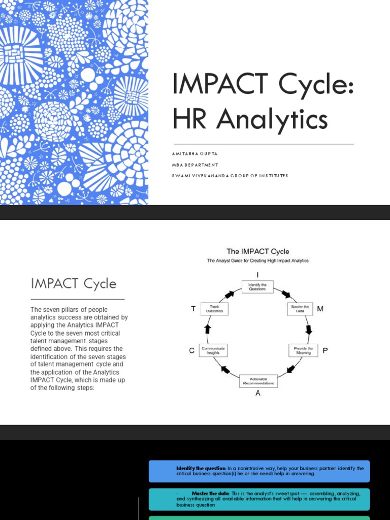 Impact Cycle | PDF | Employee Retention | Analytics