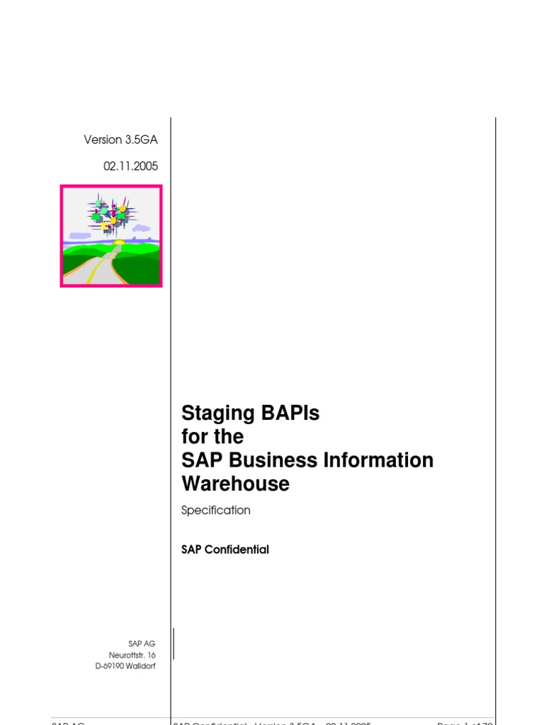 Staging BAPIs For The SAP Business Information Warehouse | PDF ... Staging BAPIs For The SAP Business Information Warehouse | PDF ...