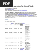 GATT and WTO Trade Rounds | PDF | World Trade Organization | General ...