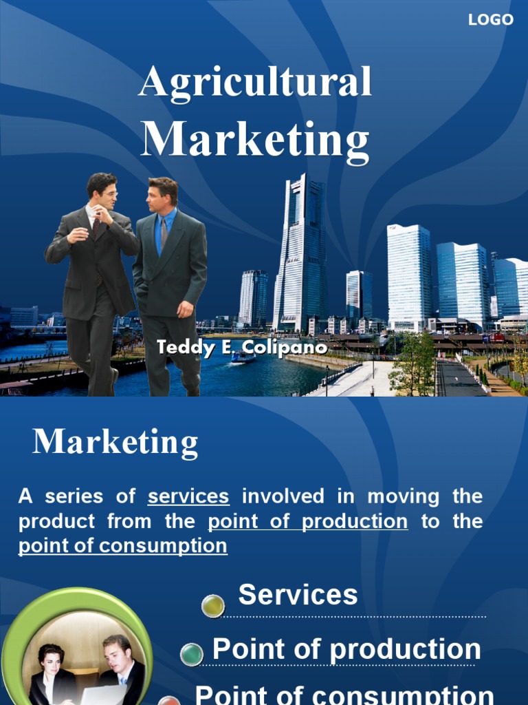 Agricultural Marketing Overview and Strategies | PDF | Marketing ...