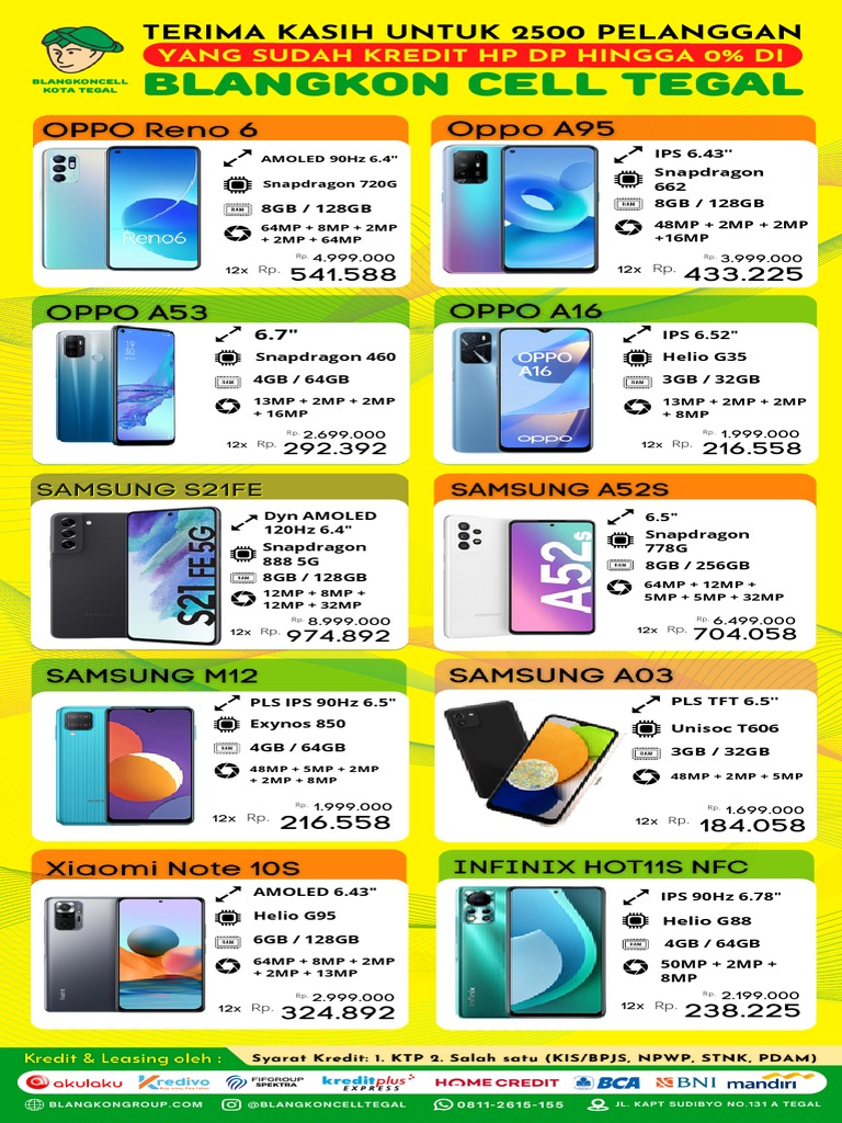 Brosur HP 13 A4 (95 X 210 MM) | PDF